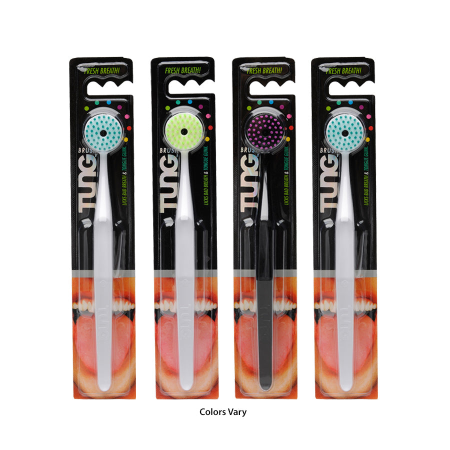 4 Pack – TUNG Brush – Tongue Cleaner (Colors Vary) – TUNG Brush and Gel ...